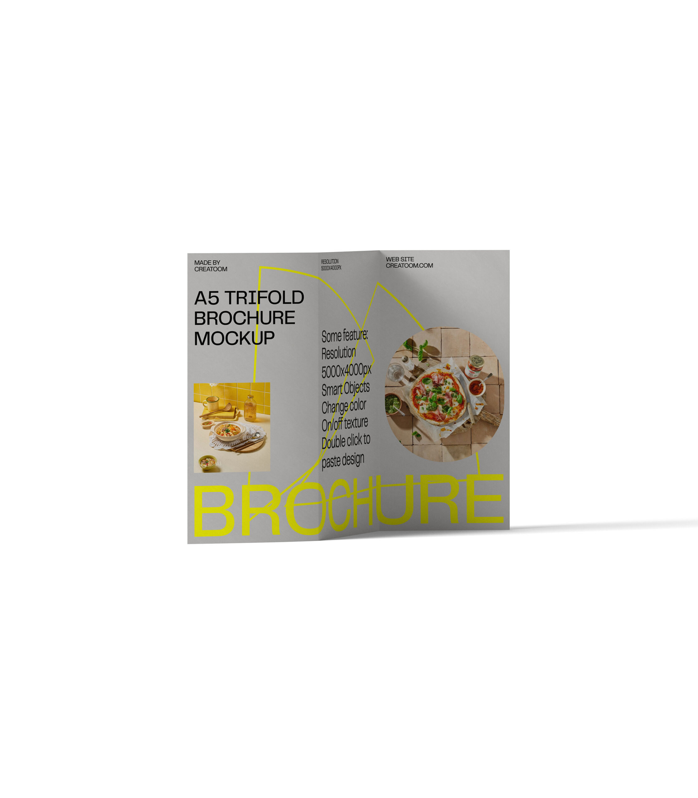 Exclusive Mockup Brochure V5 Front View