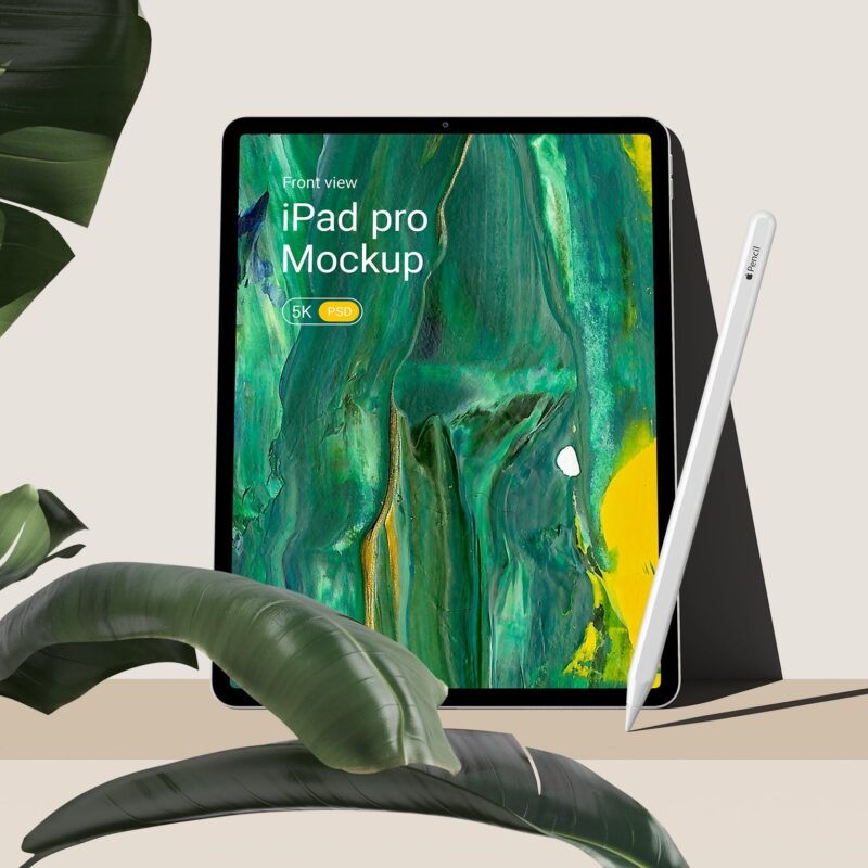 Exclusive Mockup Ipad Pro 2020 V8 Front View